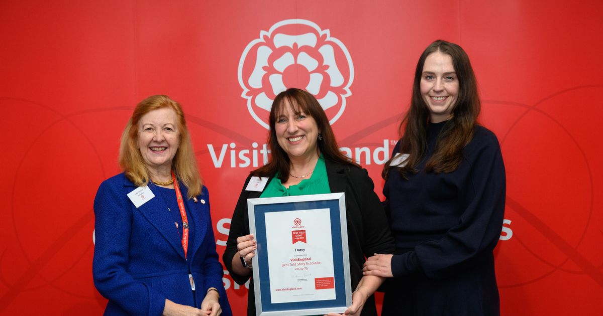 Lowry was delighted to win at the Visit England Awards this week | Lowry